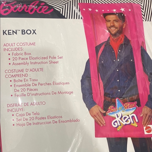 Accessories | Barbie Ken Box Costume | Poshmark